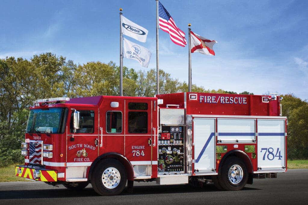 SOUTH WARD FIRE COMPANY Pierce Saber Pumper | GLICK Fire Equipment