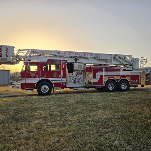 Reliance Fire Company No. 1 Pierce Arrow XT Aerial | GLICK Fire Equipment
