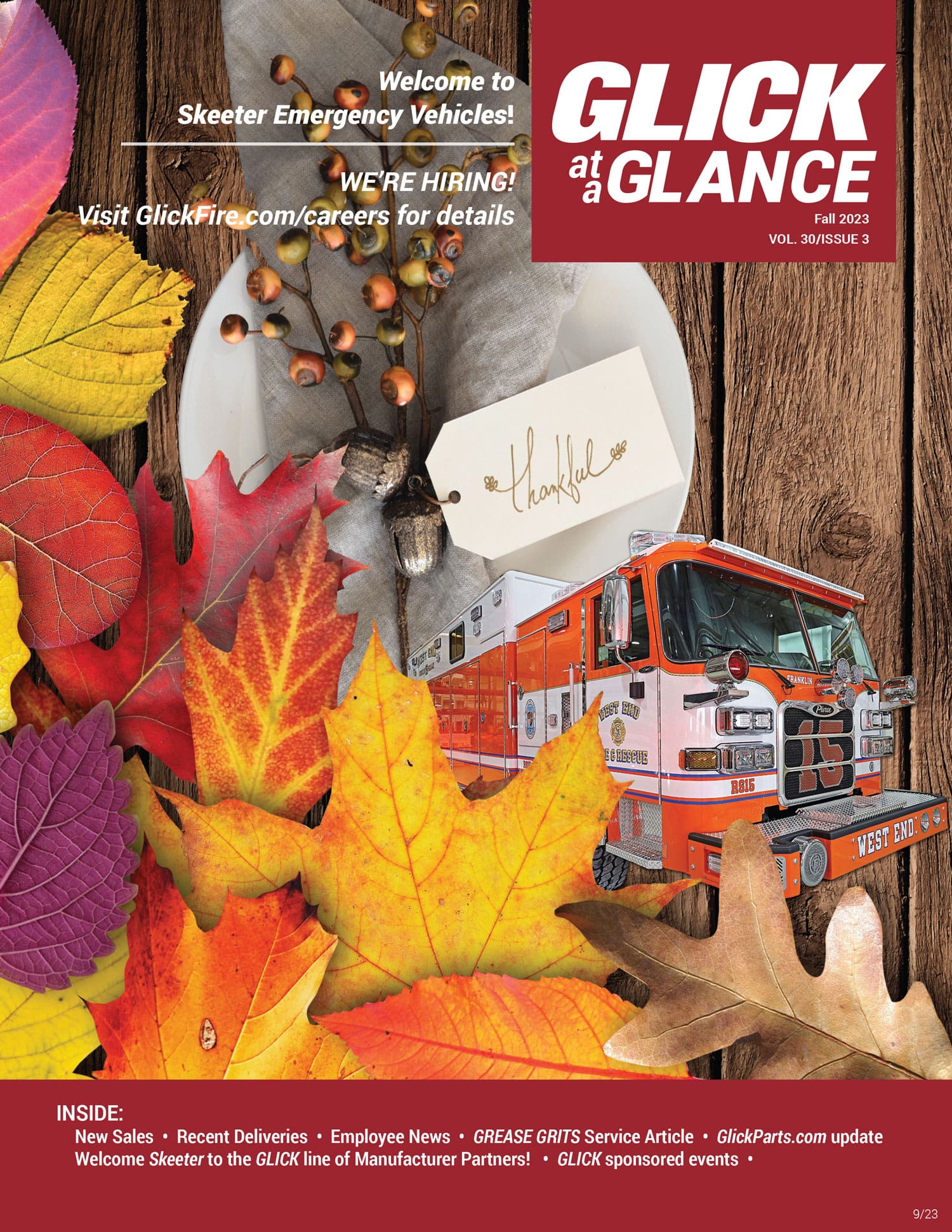 Glick-At-A-Glance, Fall 2023 Issue | GLICK Fire Equipment Company