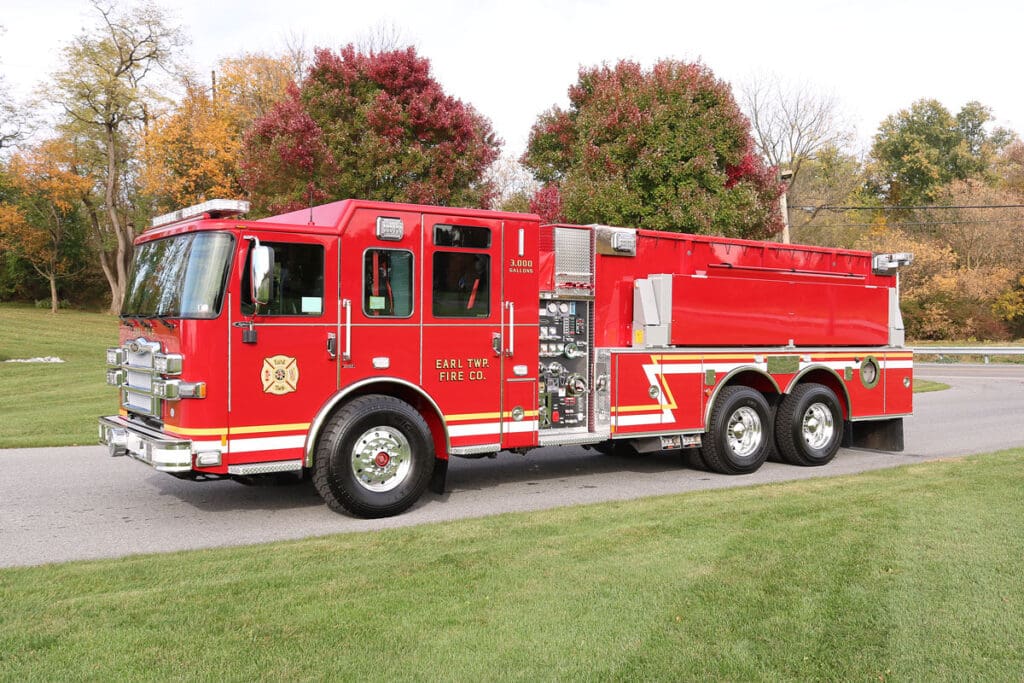 EARL TWP VOL FIRE CO NO. 1 Pierce Enforcer Pumper Tanker | GLICK Fire ...