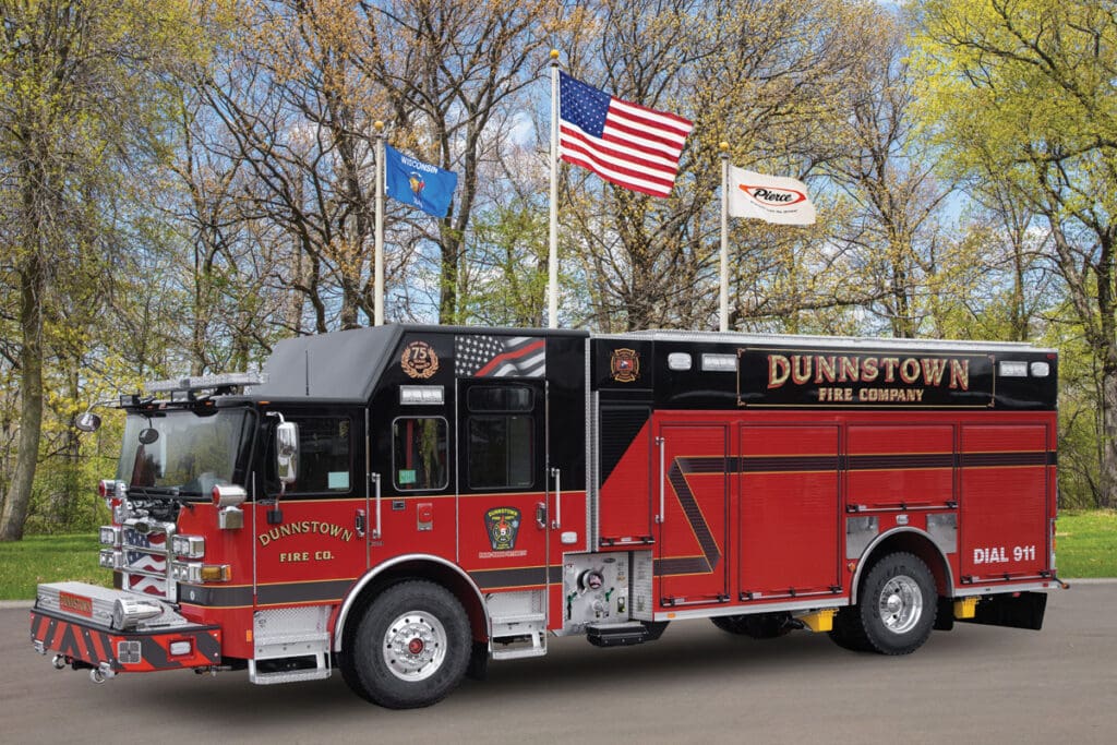 DUNNSTOWN FIRE COMPANY Pierce Enforcer Pumper Tanker | GLICK Fire ...