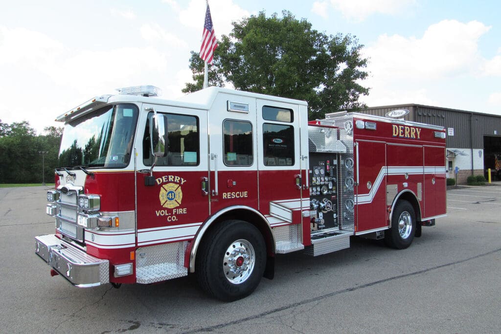 DERRY VOL FIRE CO Pierce Enforcer Rescue Pumper | GLICK Fire Equipment ...