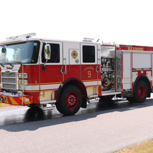 CITY OF READING FIRE DEPT. Pierce Enforcer Pumper | GLICK Fire Equipment