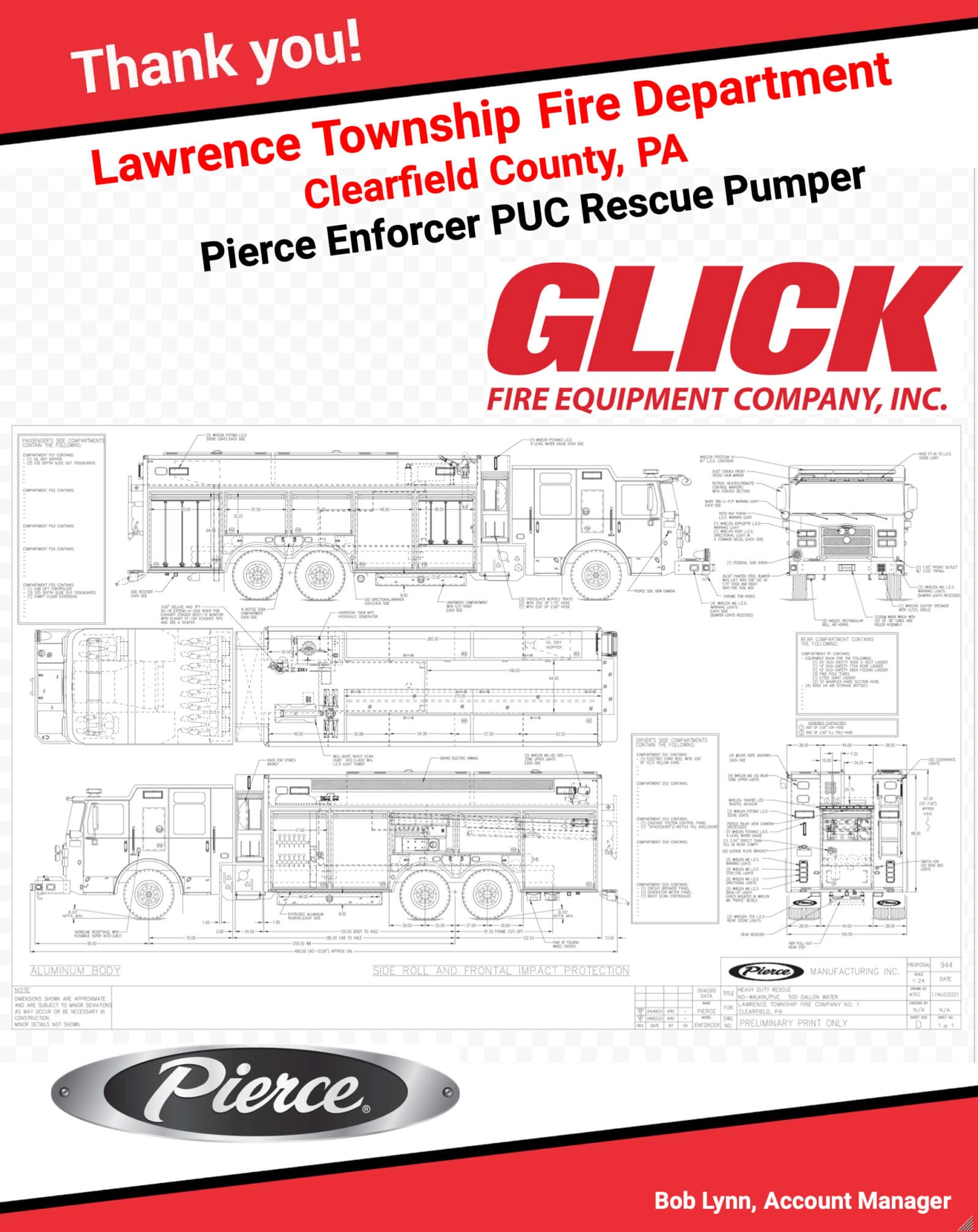 Lawrence Township Fire Department | GLICK Fire Equipment Company
