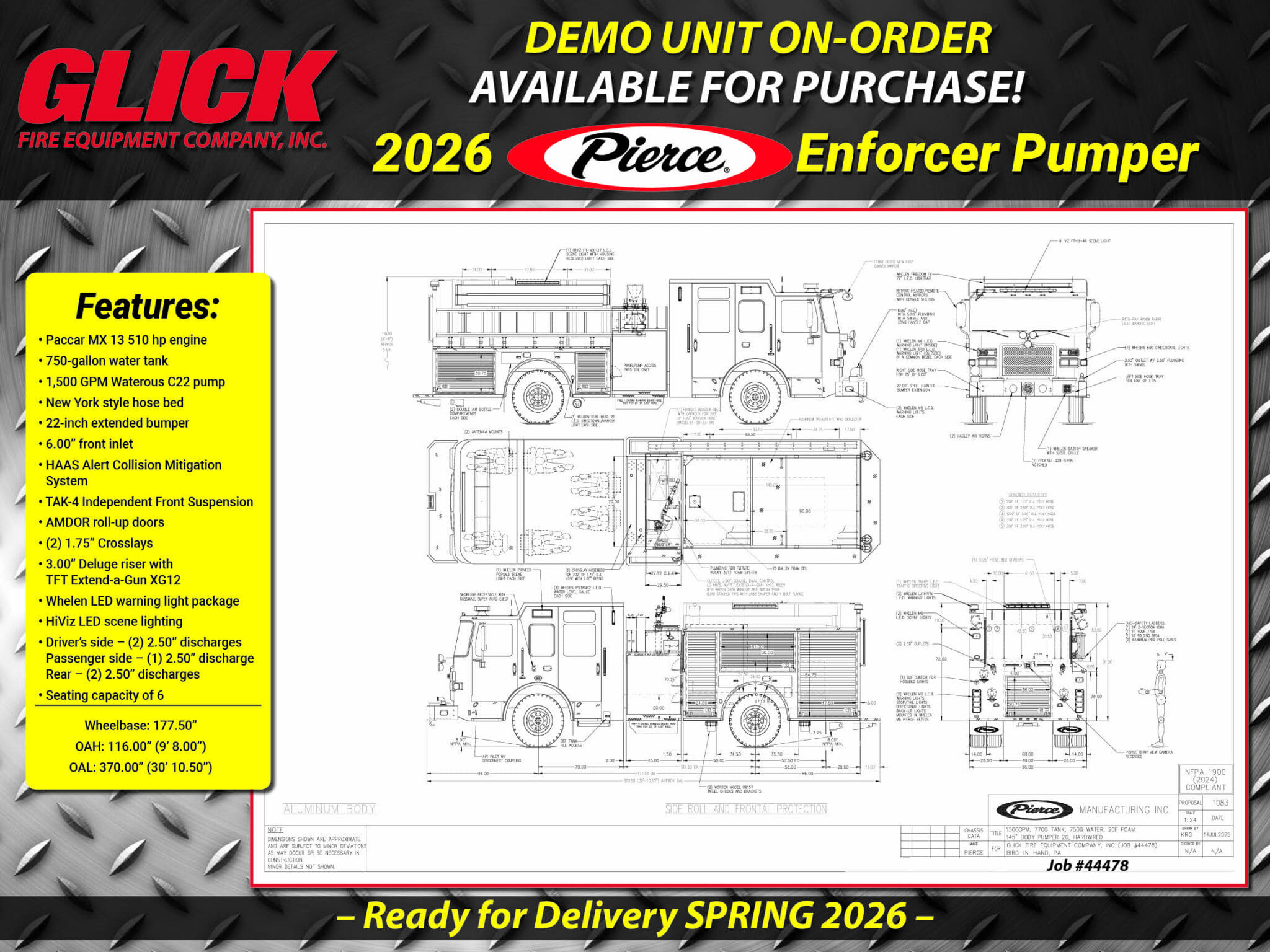 Stock Fire Trucks | GLICK Fire Equipment Company