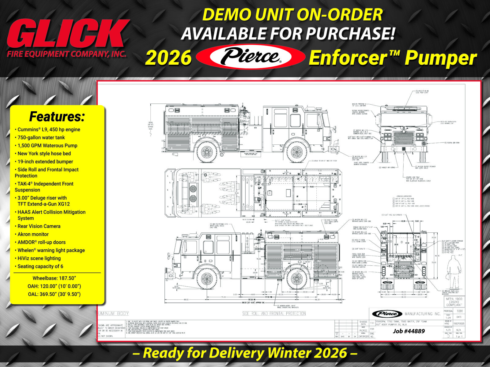 Fire Apparatus & EMS Vehicles On Order in PA | GLICK Fire